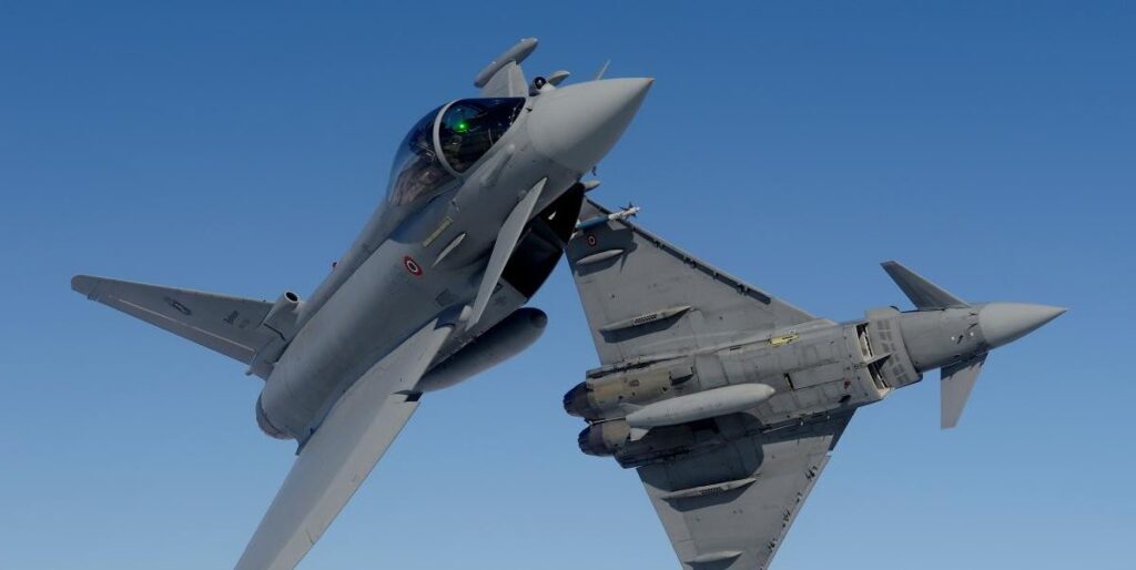 Typhoon “lost” a pylon with a guidance unit during the flight ...